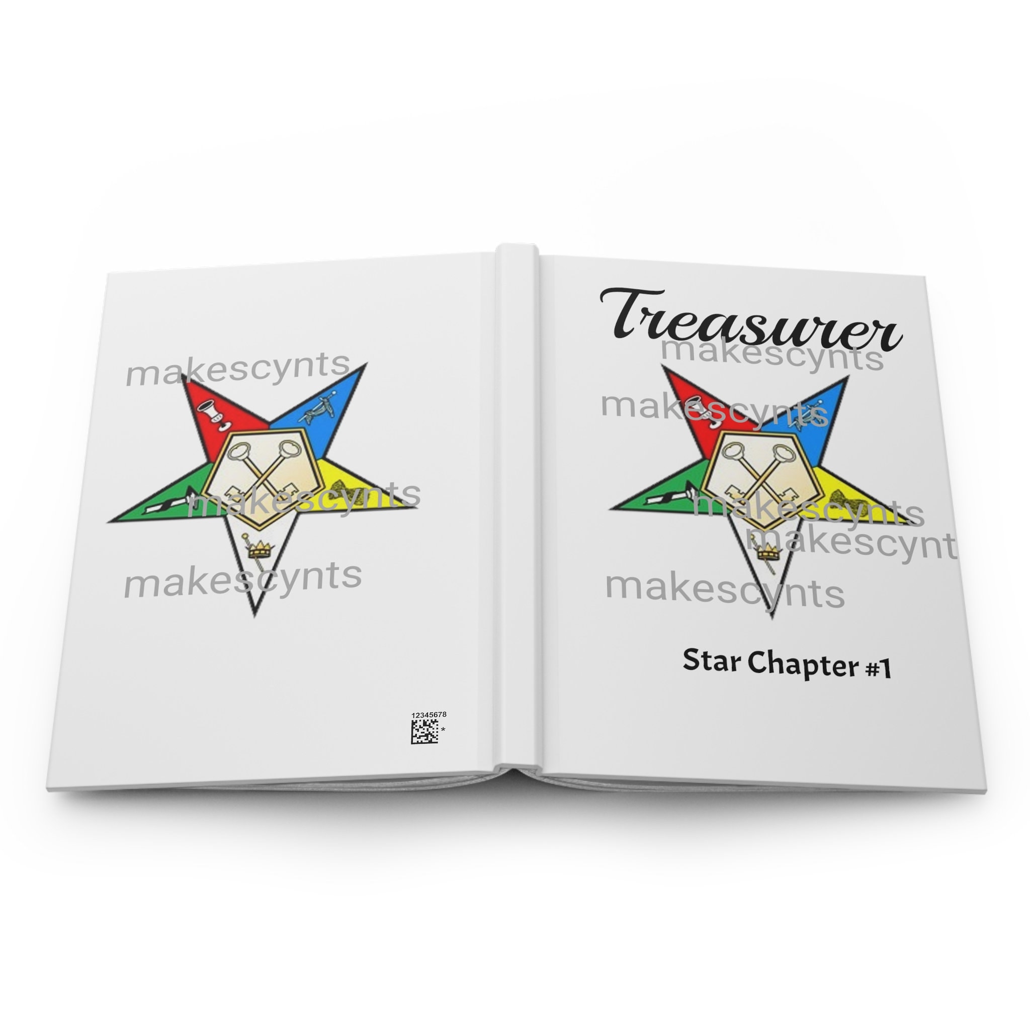 Order of the Eastern Star Treasurer Journal, Custom Print Notepad ...