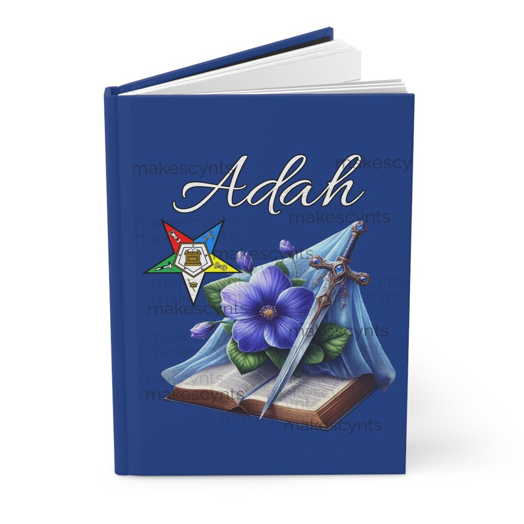 Order of the Eastern Star Point Journal, Adah Custom Print Notepad - Etsy