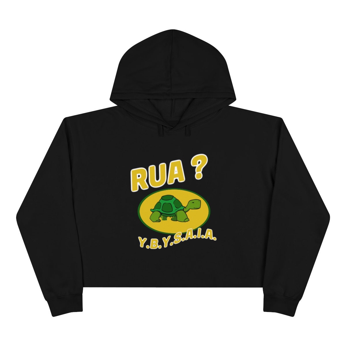 Are You a Turtle? RUA? YBYSAIA Bloop Crop Hoodie Sweatshirt - Etsy