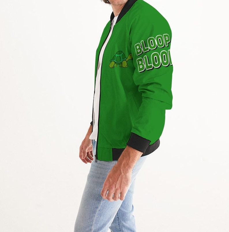 Are You A Turtle Bomber Jacket YBYSAIA Bloop Bloop - Etsy