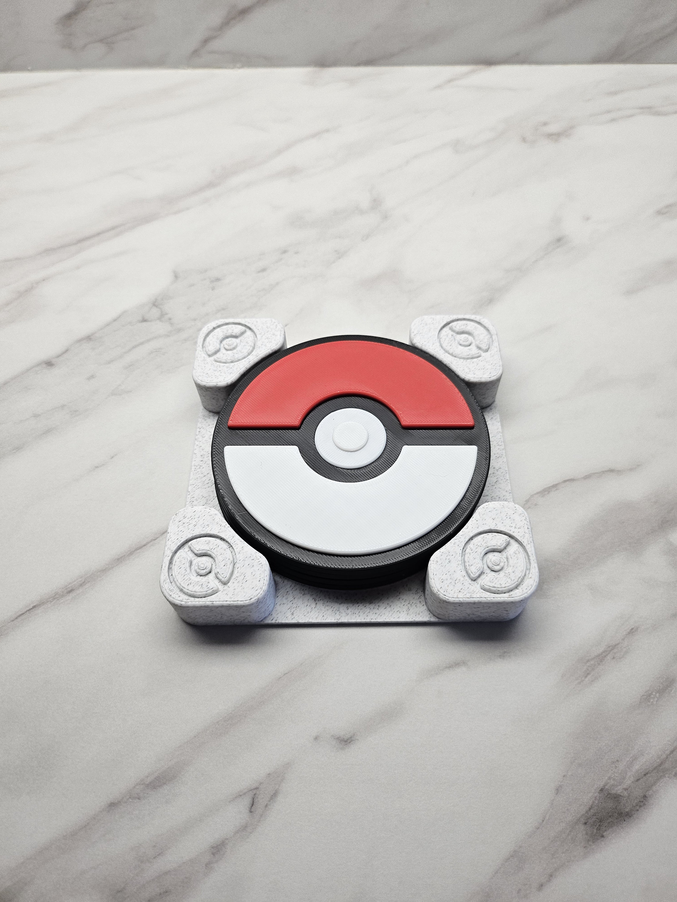 Pokeball Coasters - Etsy