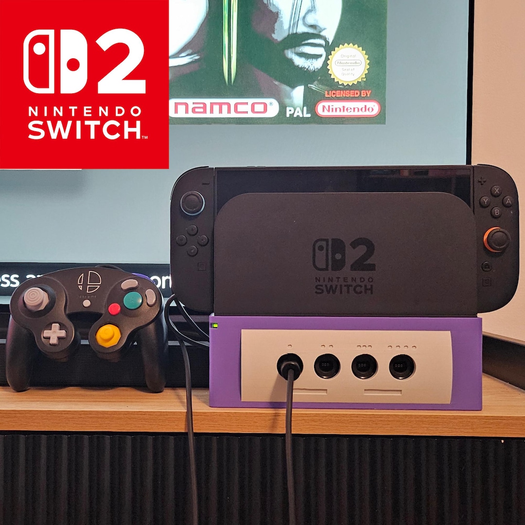 Nintendo Switch 2 Gamecube Dock Stand With Working Controller Ports - Etsy
