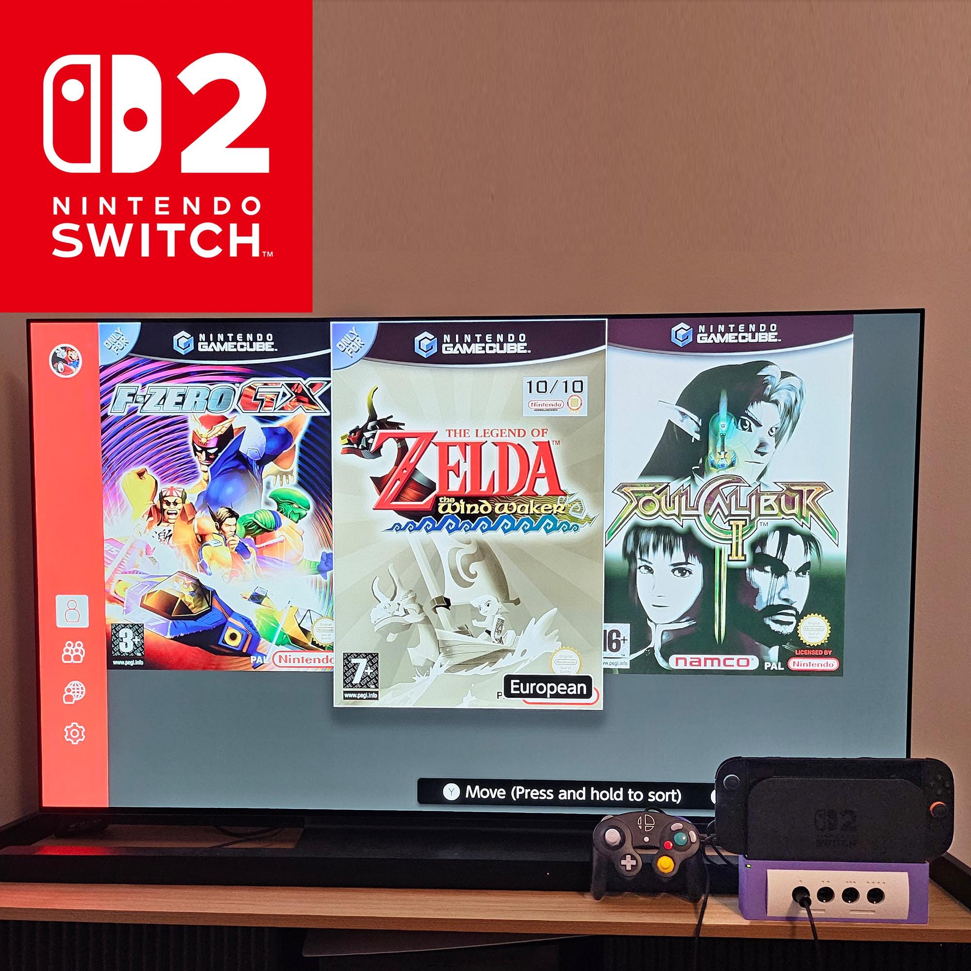 Nintendo Switch 2 Gamecube Dock Stand With Working Controller Ports - Etsy