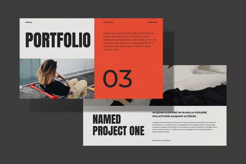 Pitch Deck Powerpoint Template - Etsy