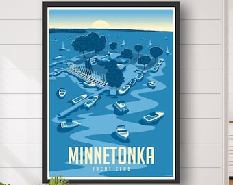 Lord Fletcher's, Lake Minnetonka Poster by Rich Sladek frame Not ...