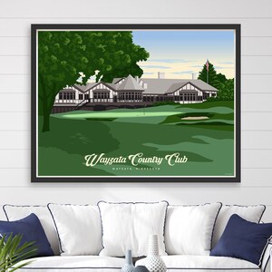 Wayzata Country Club, Hole No. 18 Poster by Rich Sladek (frame Not ...