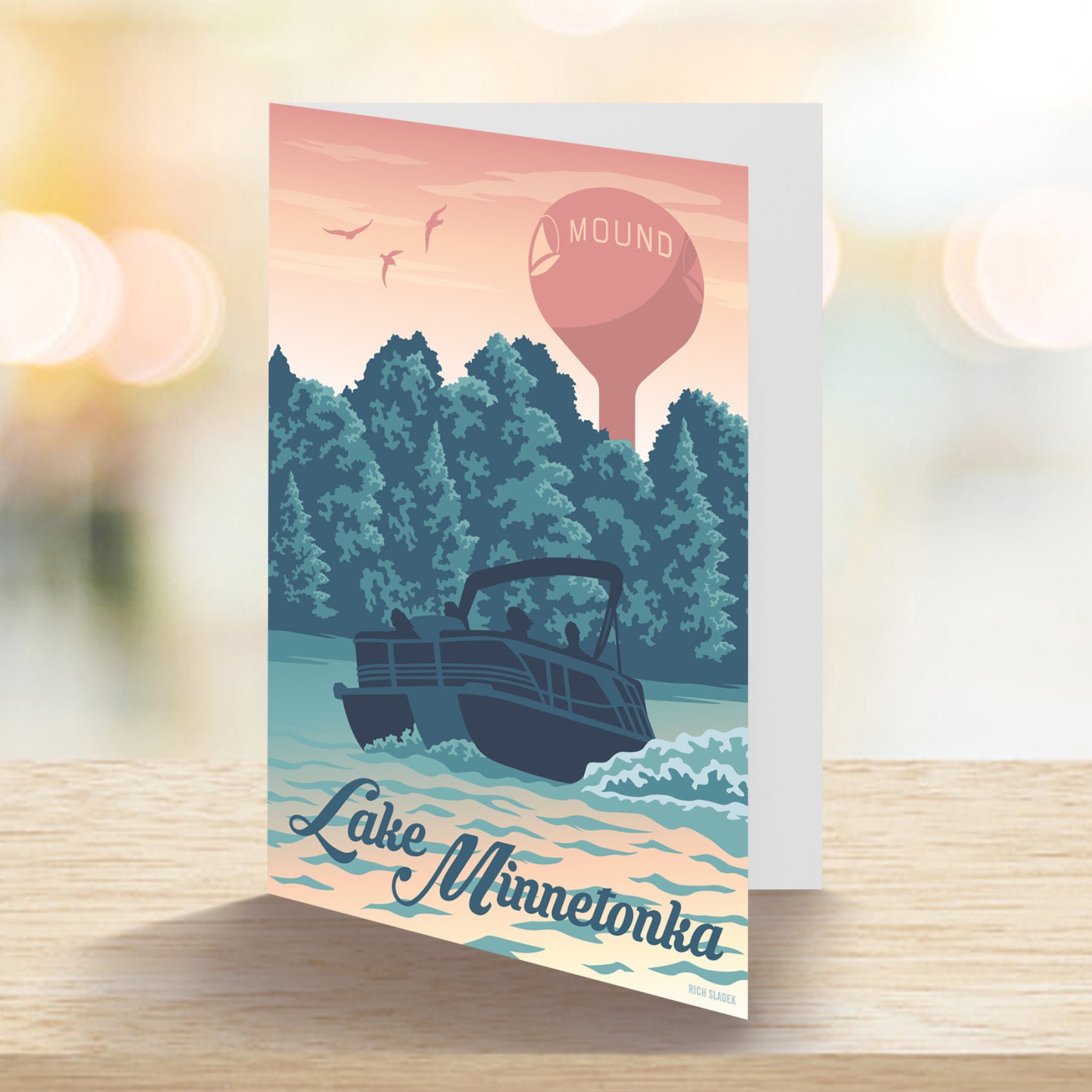 Lake Minnetonka, Pontoon, Mound Greeting Card - Etsy