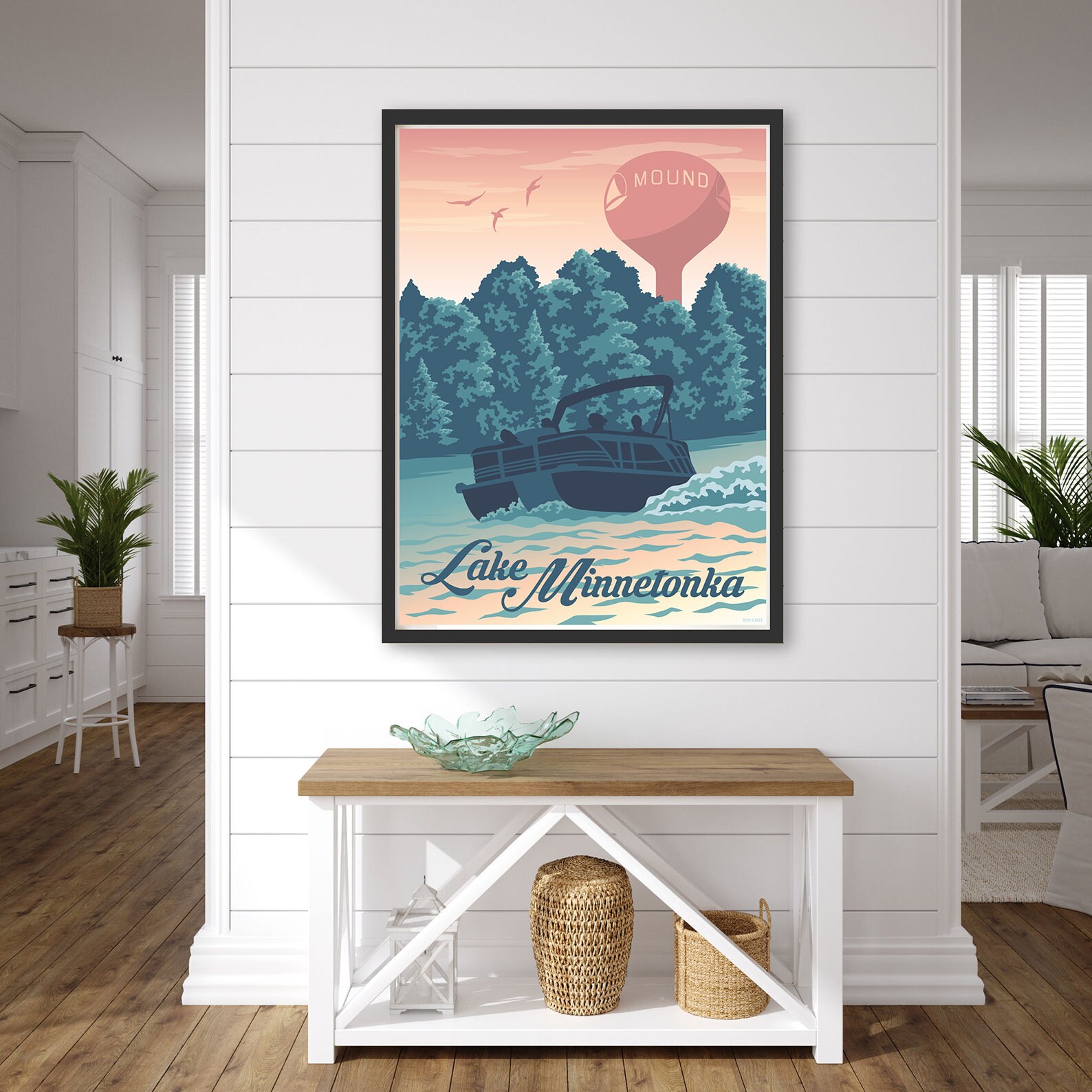 Lake Minnetonka, Pontoon, Mound Poster by Rich Sladek (frame Not ...