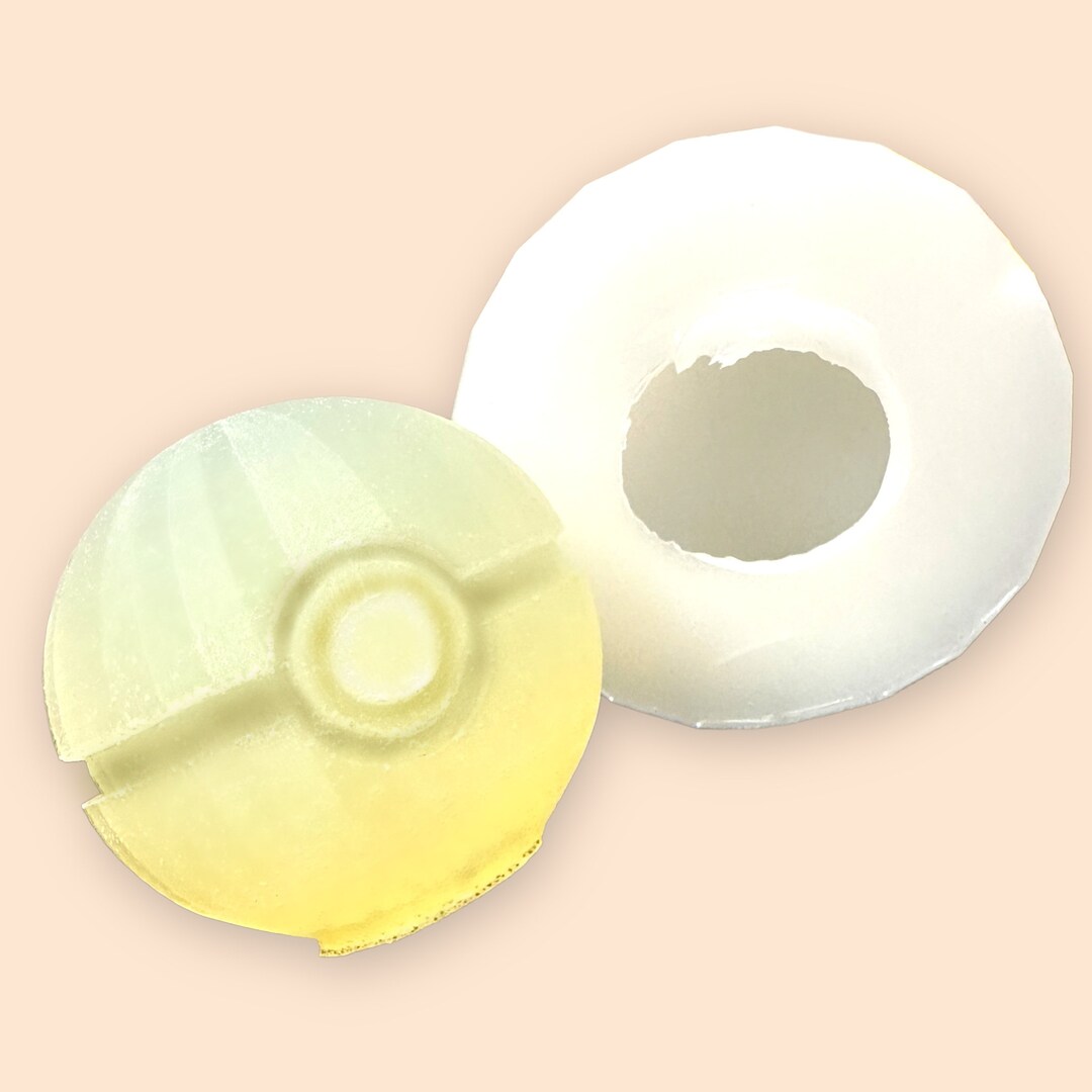 3D Pokeball Silicone Mold, From the Pokemon Universe, for Making Soap ...