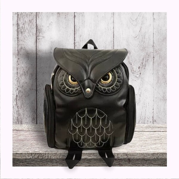 Owl Backpack - Etsy
