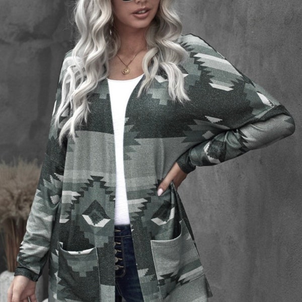 Aztec Print Sweater - Etsy