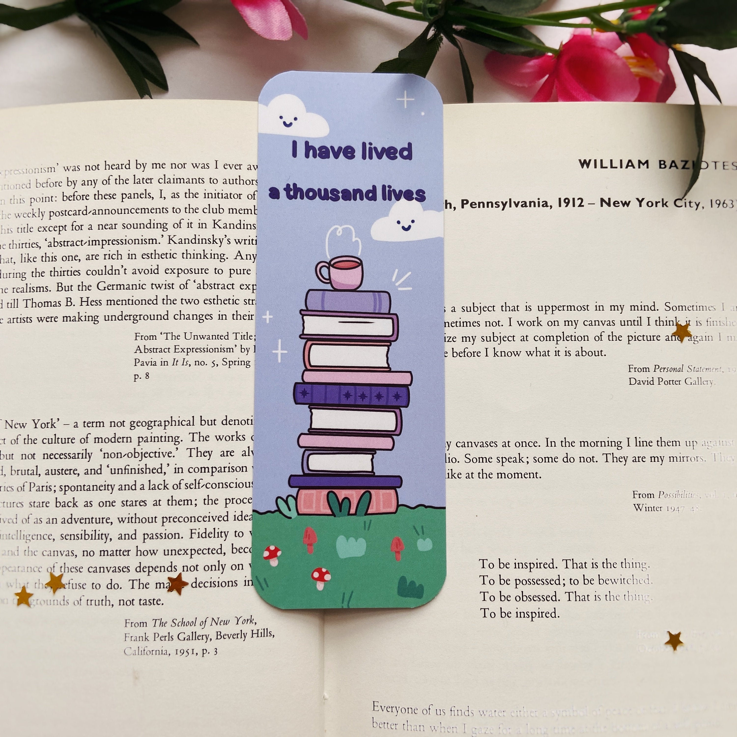 I Have Lived a Thousand Lives Bookmark Cute Stationery - Etsy Singapore