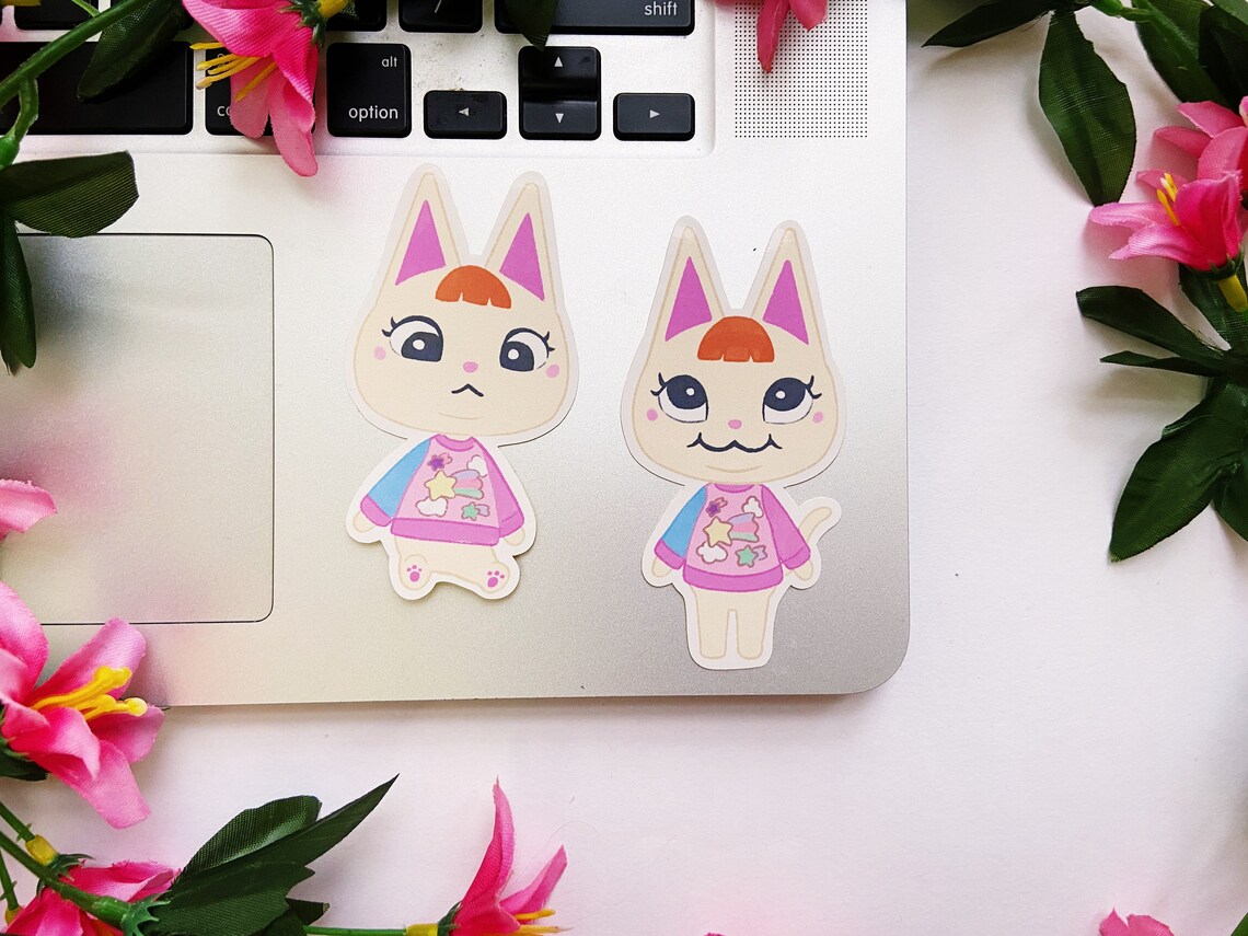 Cute Animal Crossing Merry Sticker Pack | Etsy