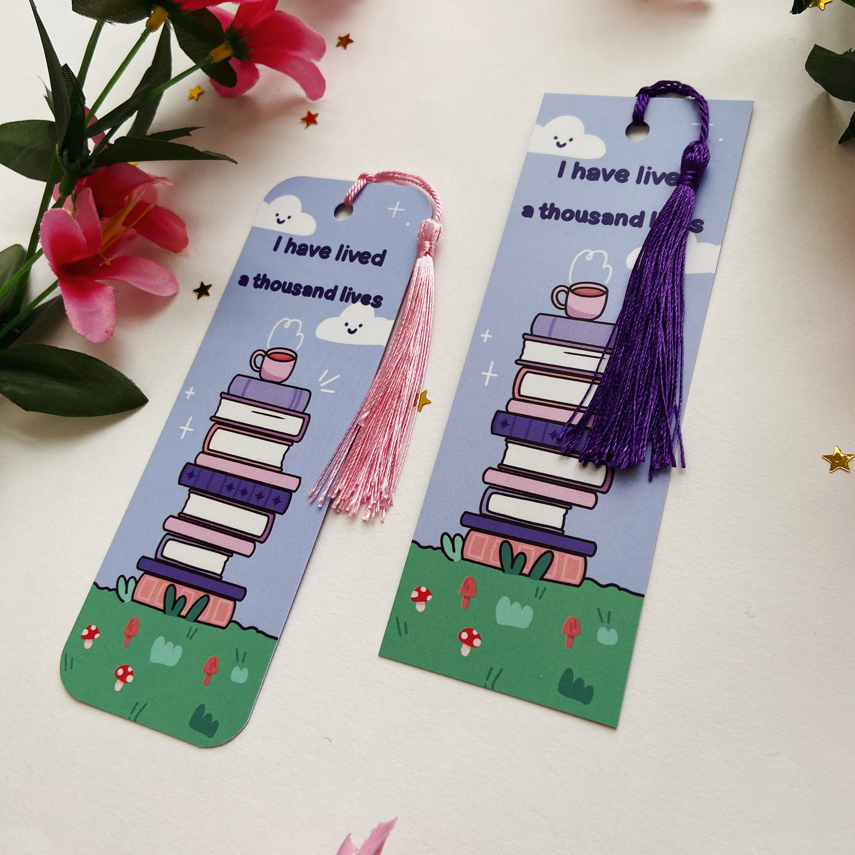 I Have Lived a Thousand Lives Bookmark Cute Stationery - Etsy Singapore