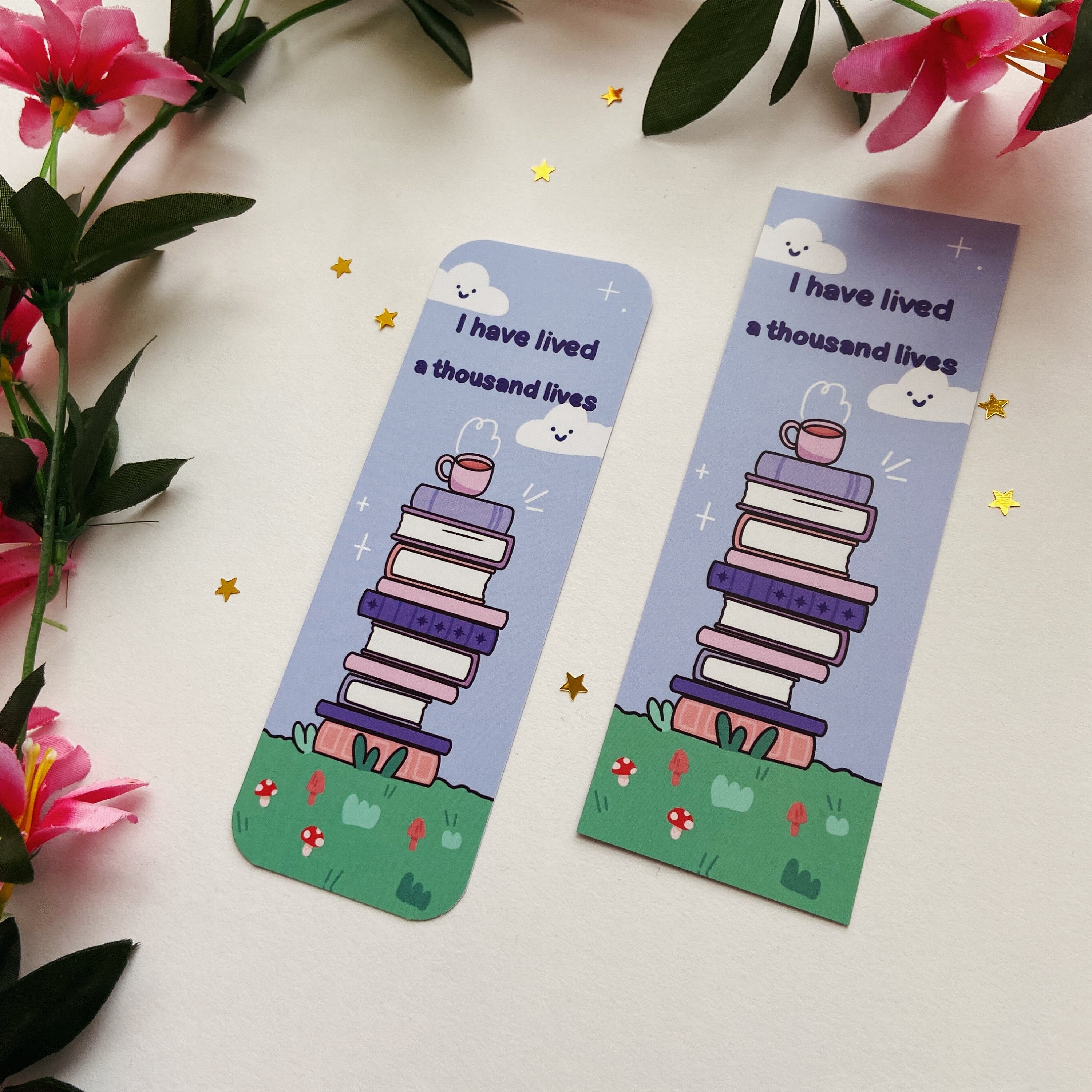 I Have Lived a Thousand Lives Bookmark Cute Stationery - Etsy Singapore