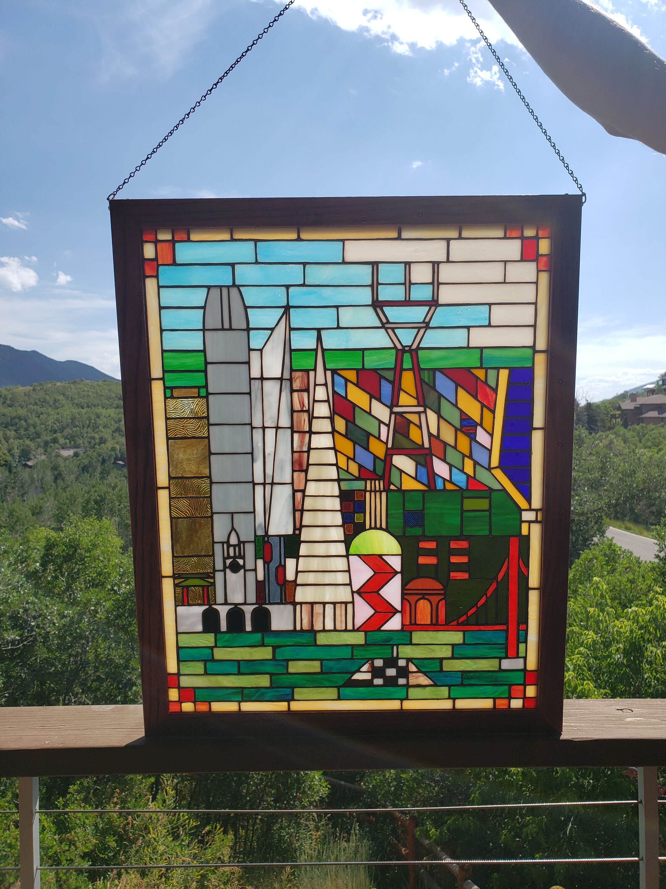 Stained Glass San Francisco Skyline - Etsy