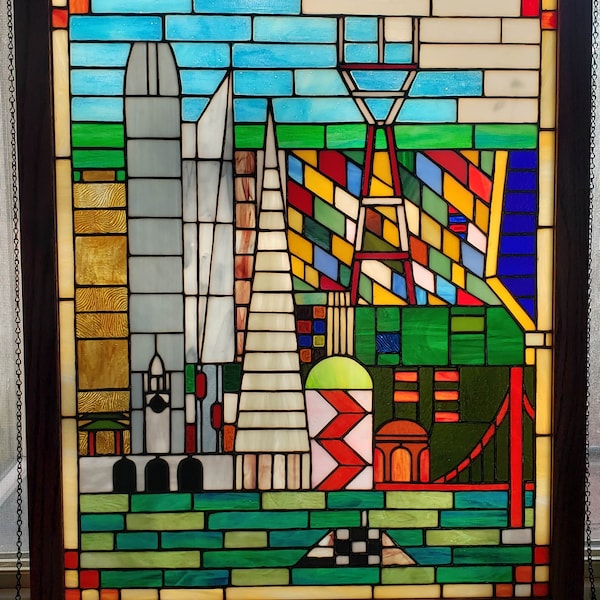 Stained Glass Gate - Etsy