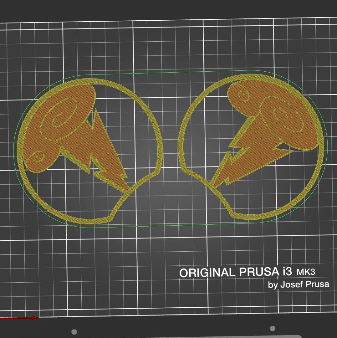 Hercules Lightning Bolt Inspired Ears - 3D Printing Files - Etsy