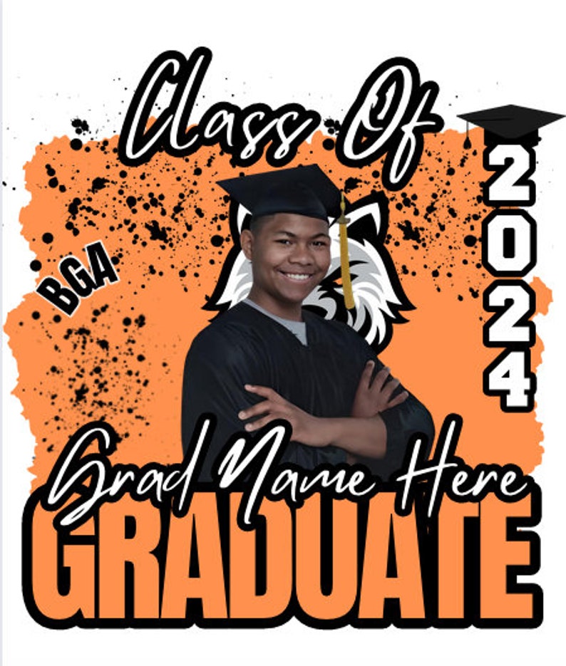Editable Graduation PNG, Grad Background for Graduation Shirts. Canva ...