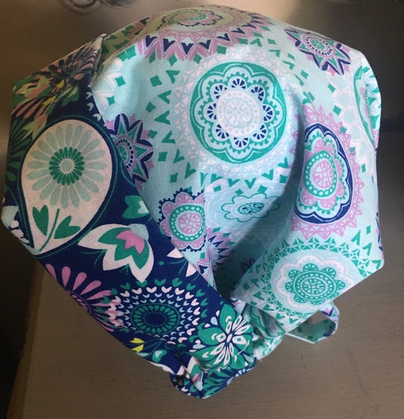 Scrub cap REVERSIBLE 100% cotton scrub cap hat fast shipping | Etsy