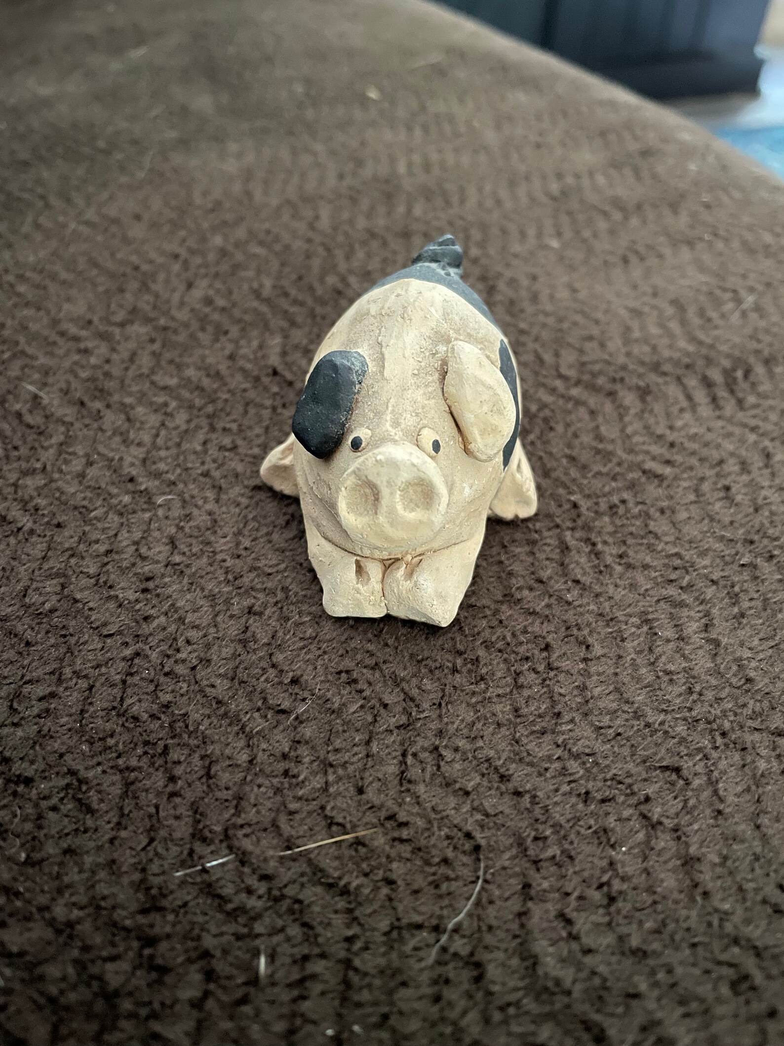 Clay Pig Figurine, Pig Figurine, Collectible Pig, the Critter Factory ...