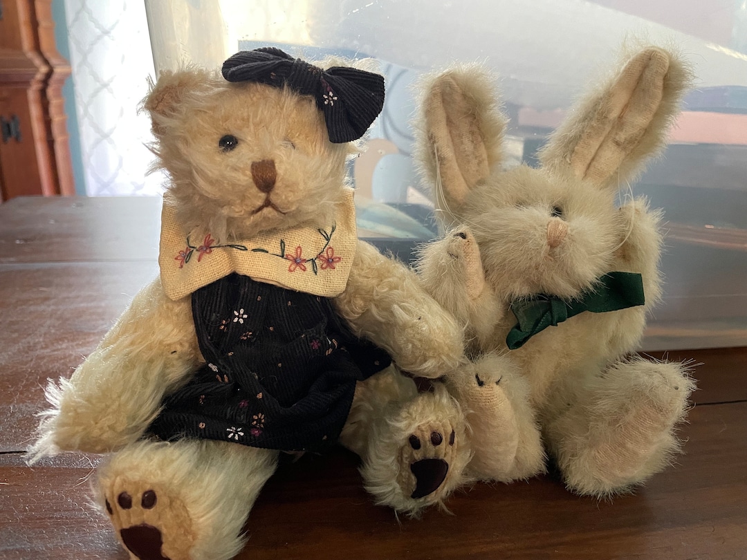 Set of 2 Boyds Friends, Boyds Bears, Boyds Rabbit, Vintage Toys ...