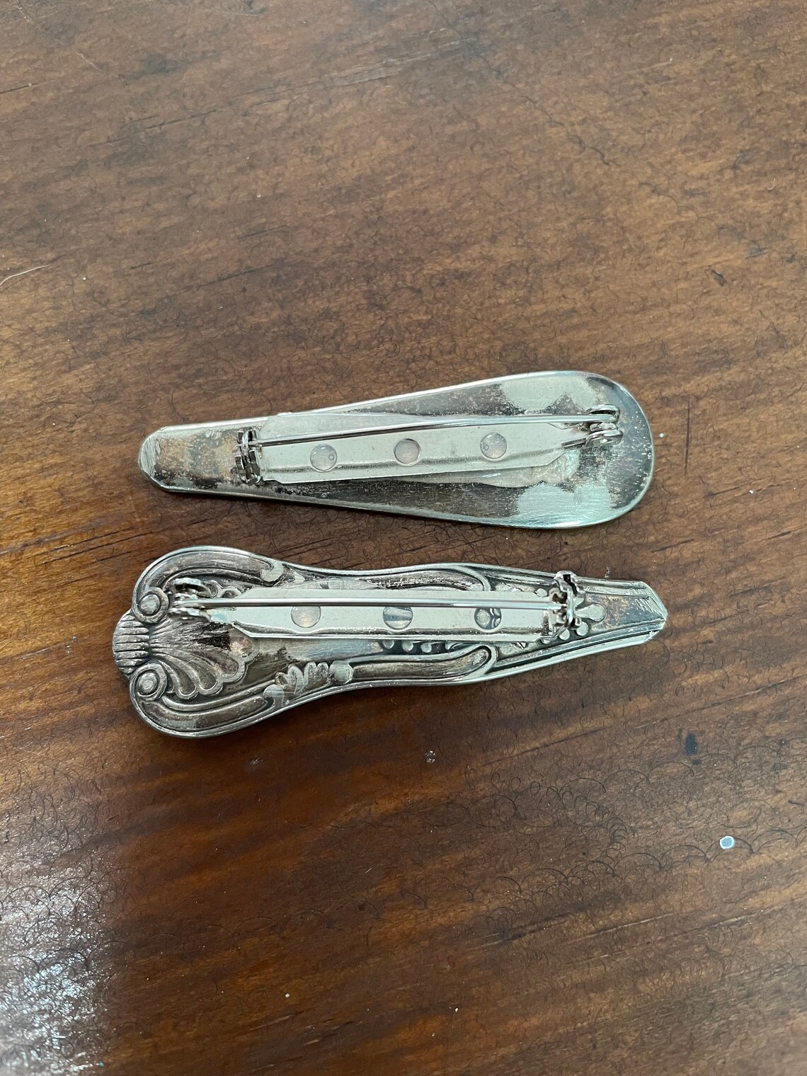 Vintage Silverware Pins, Flatware Brooch Set of 2 - Etsy