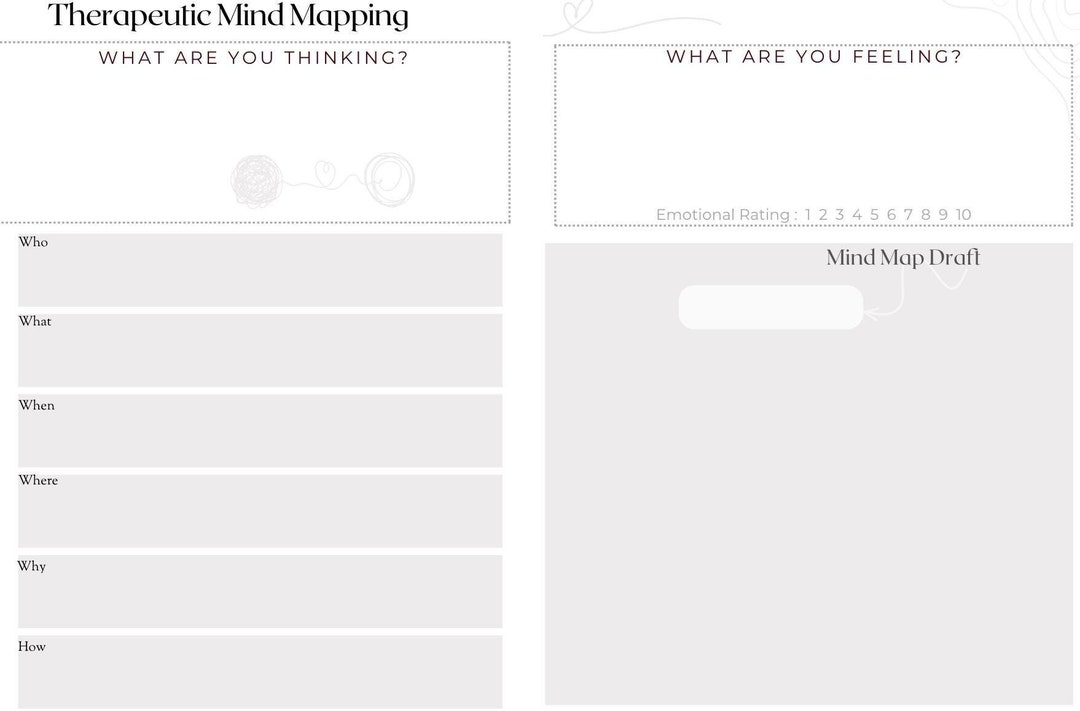 Mind Mapping Therapeutic Self Reflection for Emotional Regulation and ...