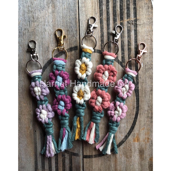 Macrame Key Chains - Etsy