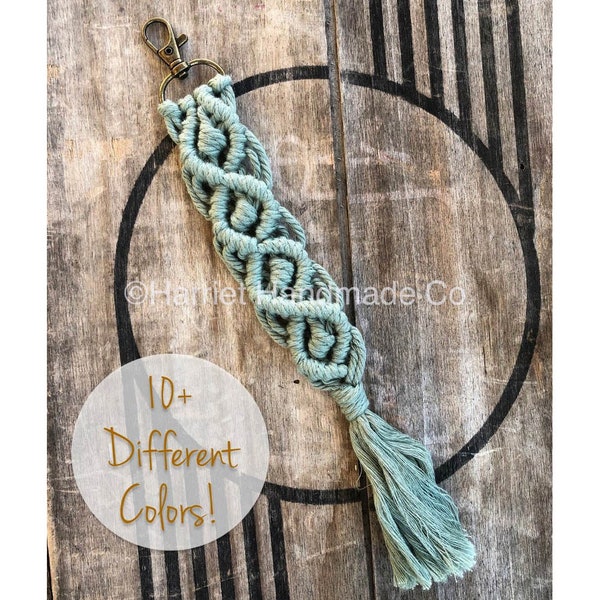 Macrame Key Chains - Etsy