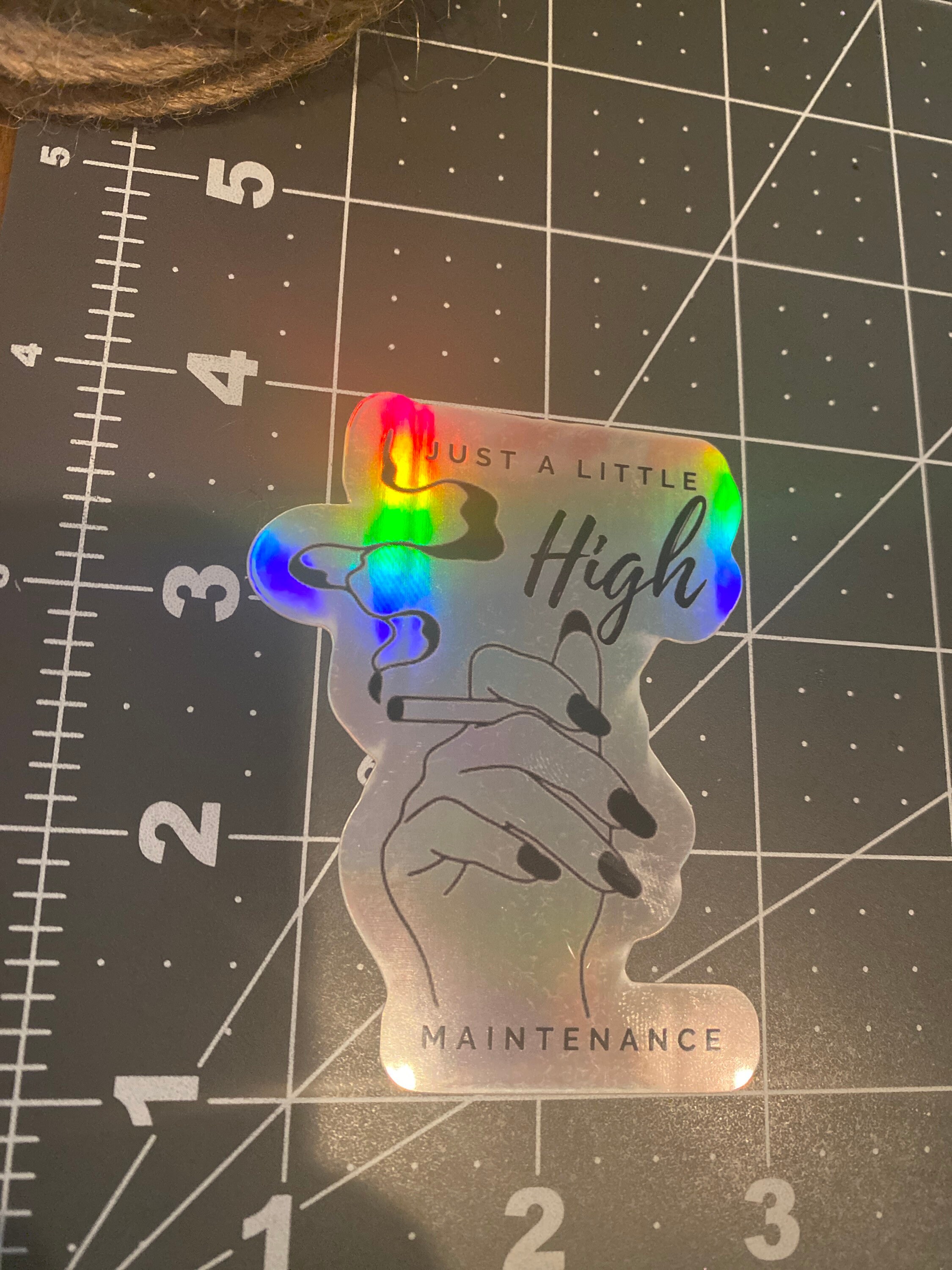 High Maintenance Sticker - Etsy