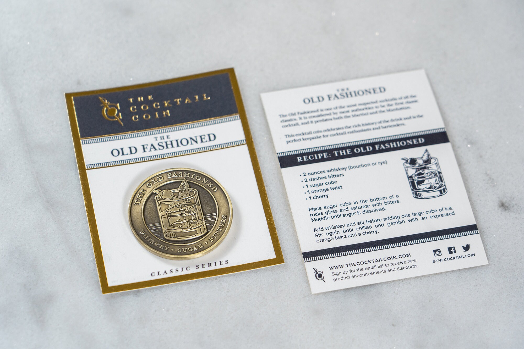 The Cocktail Coin - Old Fashioned Edition - Etsy