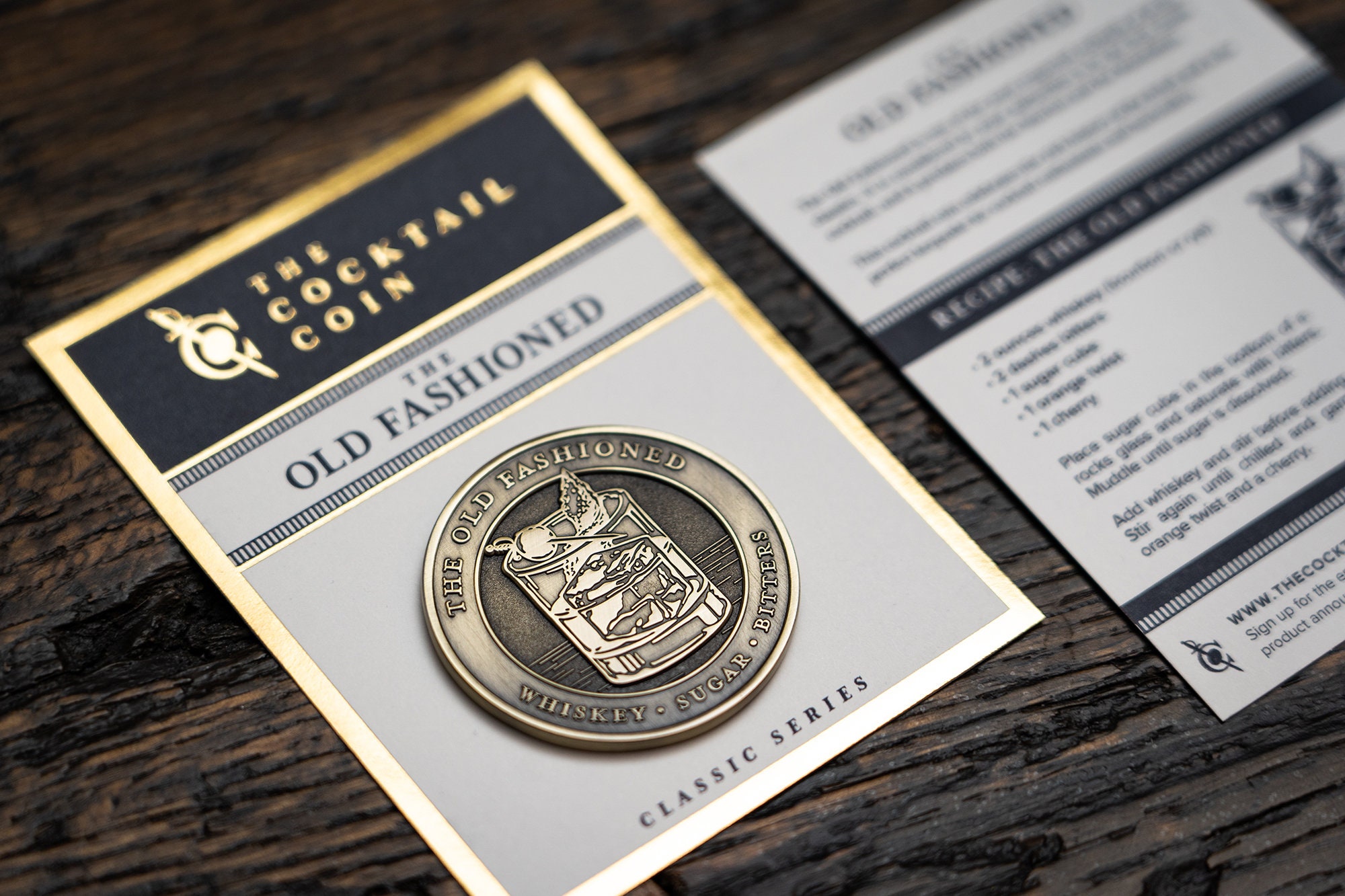 The Cocktail Coin - Old Fashioned Edition - Etsy