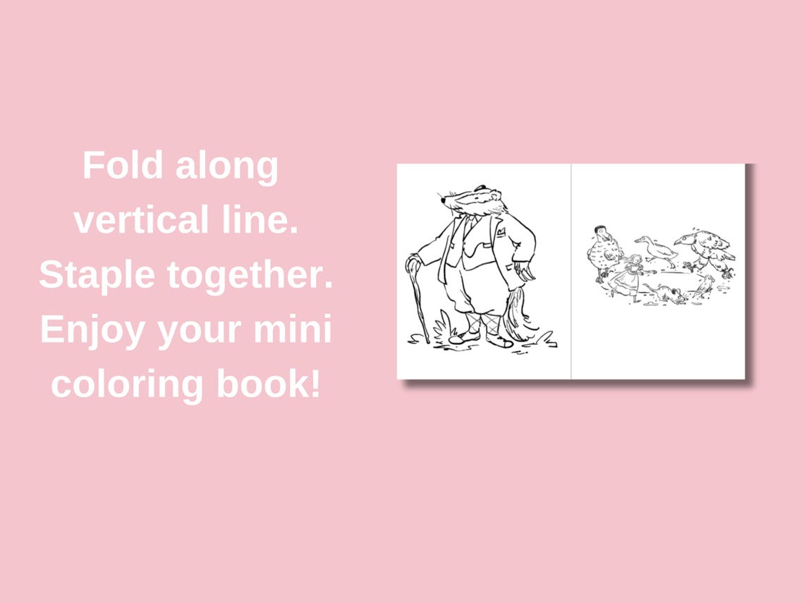Printable Alice's Adventures in Wonderland Coloring Pages | Mini ...