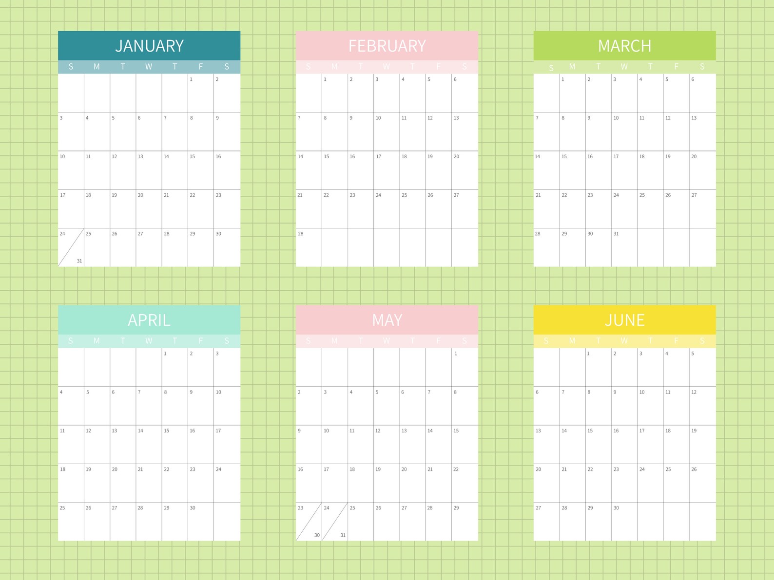 2021 Pastel Calendar Wall Calendar Printable Calendar | Etsy