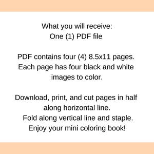 Printable Kids Halloween Costumes Mini Coloring Book Printable Coloring ...