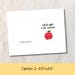 Printable Card Cutest Apple in the Orchard | PDF Digital Download ...