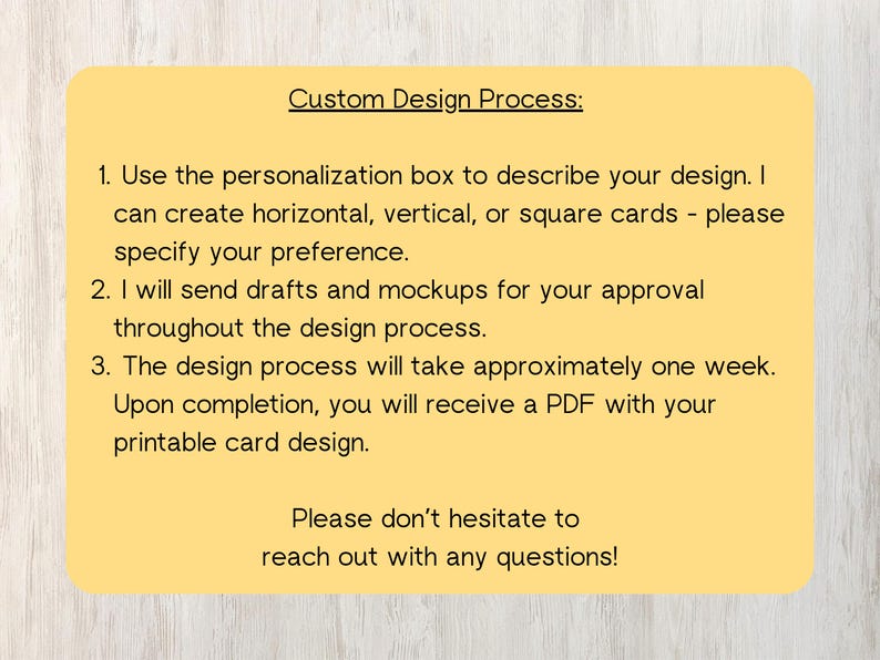 Custom Printable Card | Personalized Card Download | Digital Download ...