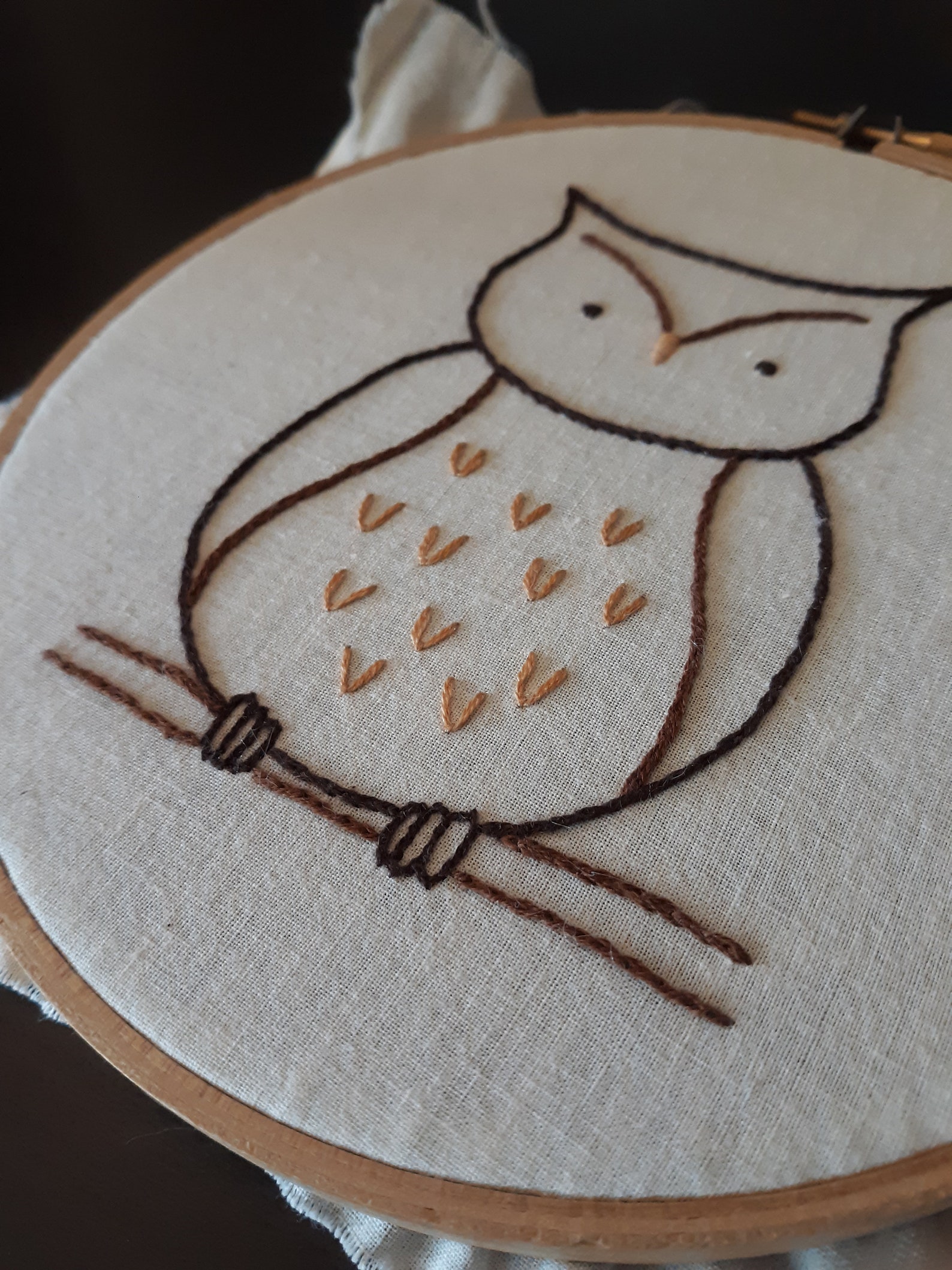 Cute Owl Hand Embroidery Pattern PDF Pattern - Etsy