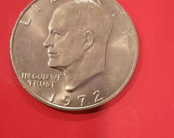 1972 Eisenhower Dollar No Mint Mark - Etsy