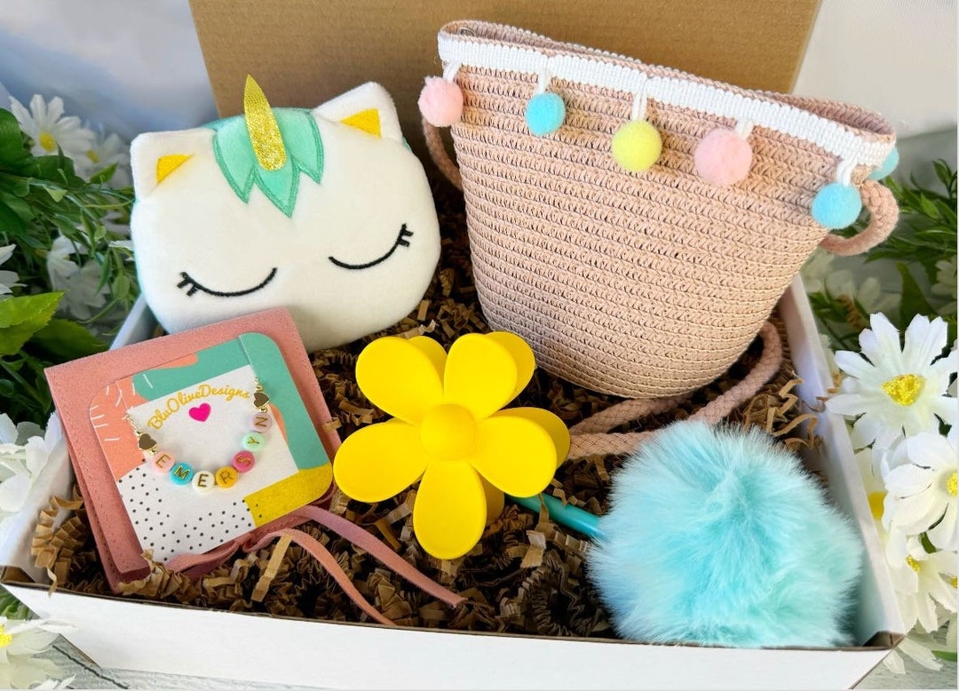 Personalized Gift Box for Little Girl | Little Girl Name Necklace ...