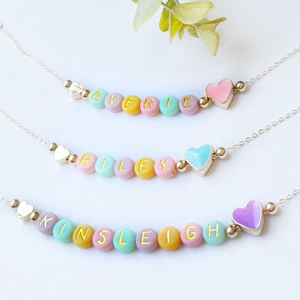 Girls Name Necklace - Etsy