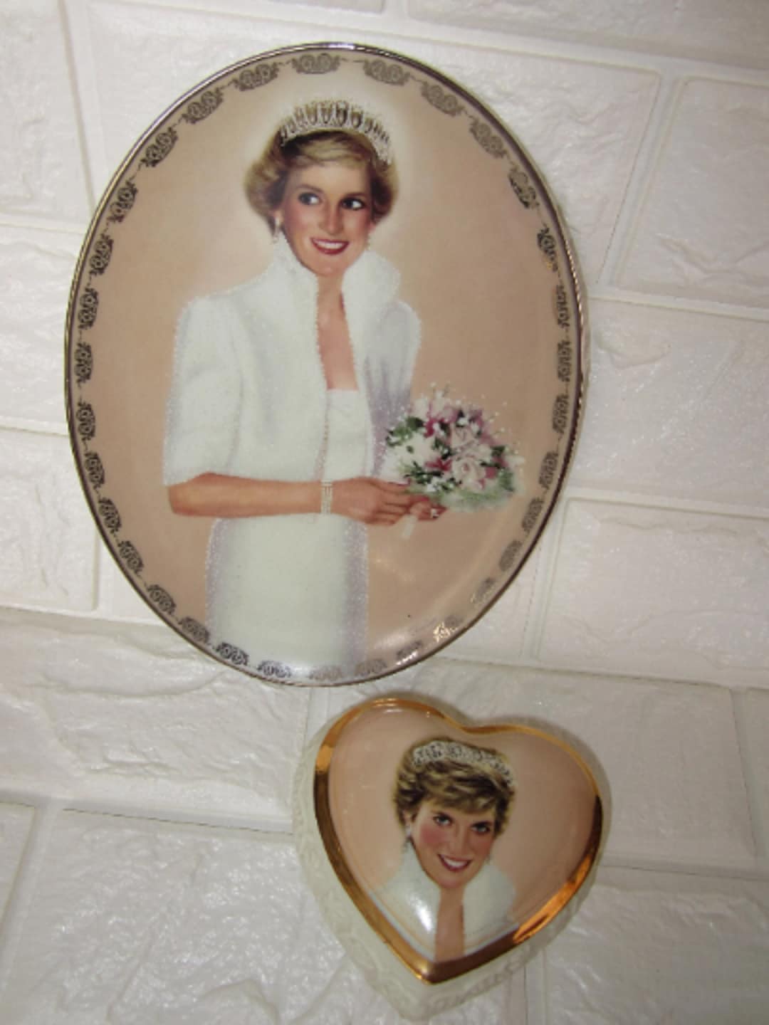 Princess Diana Collector's Plate and Matching Musical Trinket Box - Etsy