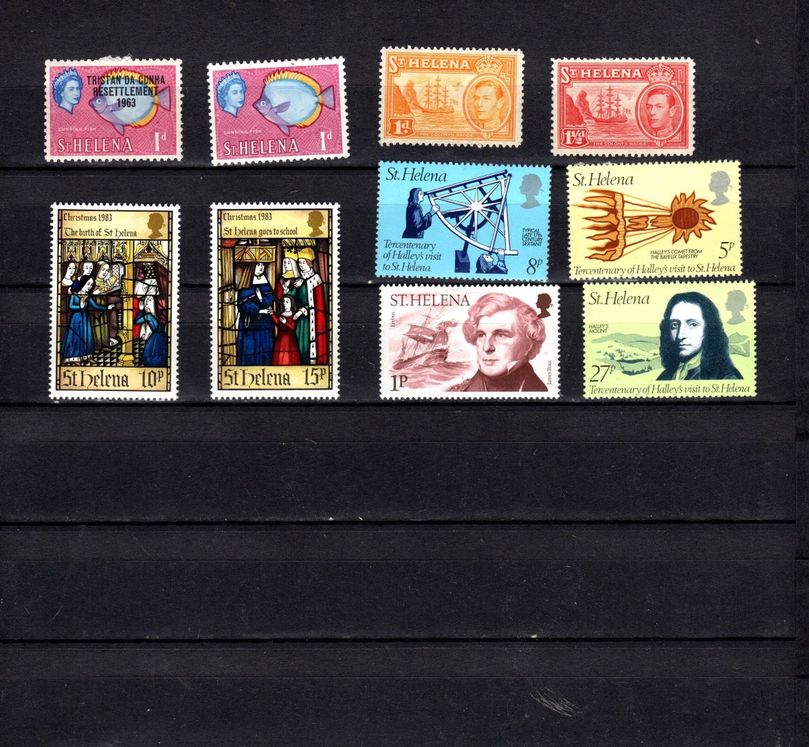 ST. Helena Stamp Collection - Etsy