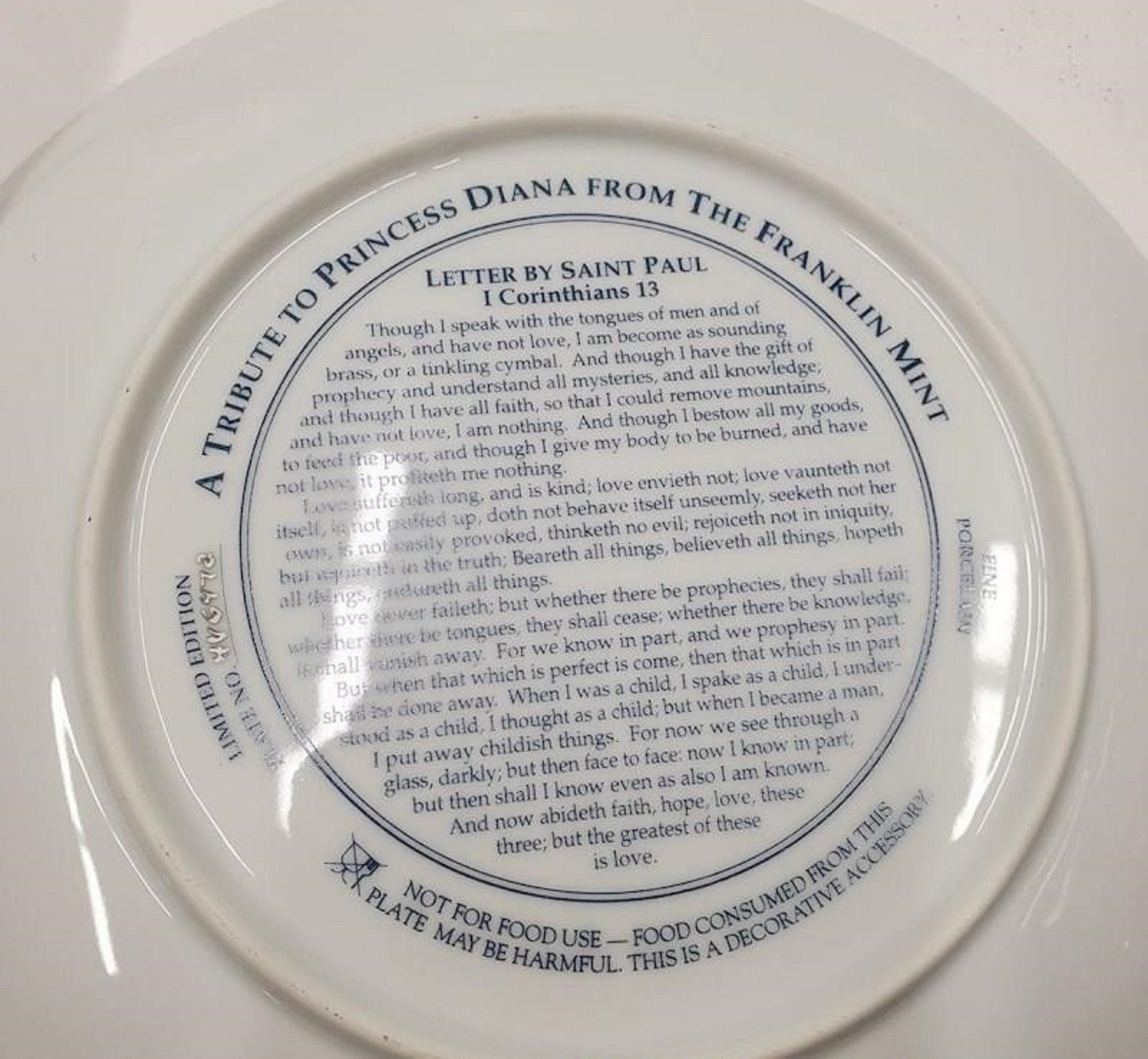 Princess Diana Collector Plates Set - Etsy
