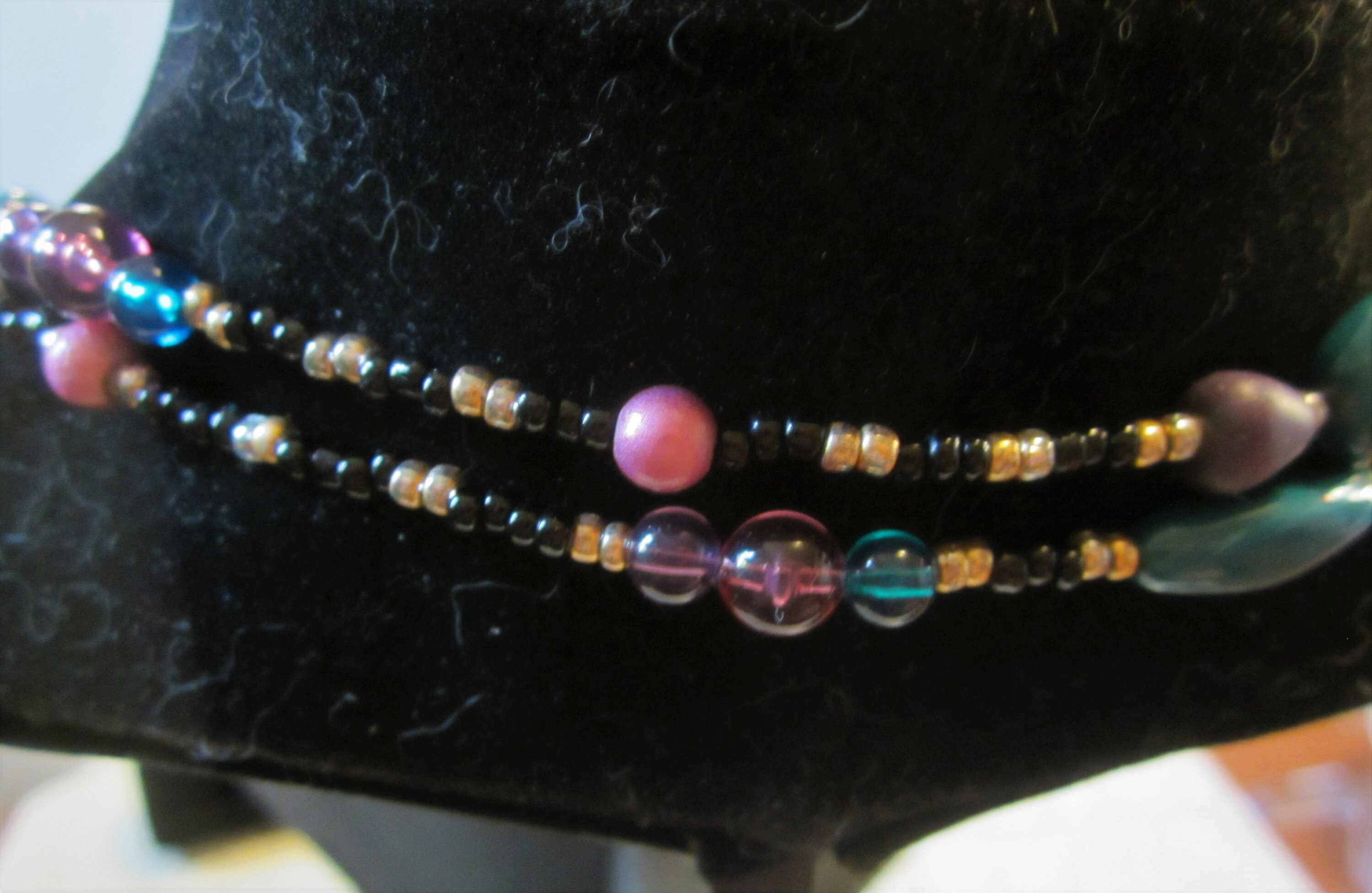 Long Multi Colored Beaded Necklace - Etsy