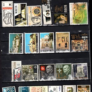 Malta Stamp Collection - Etsy