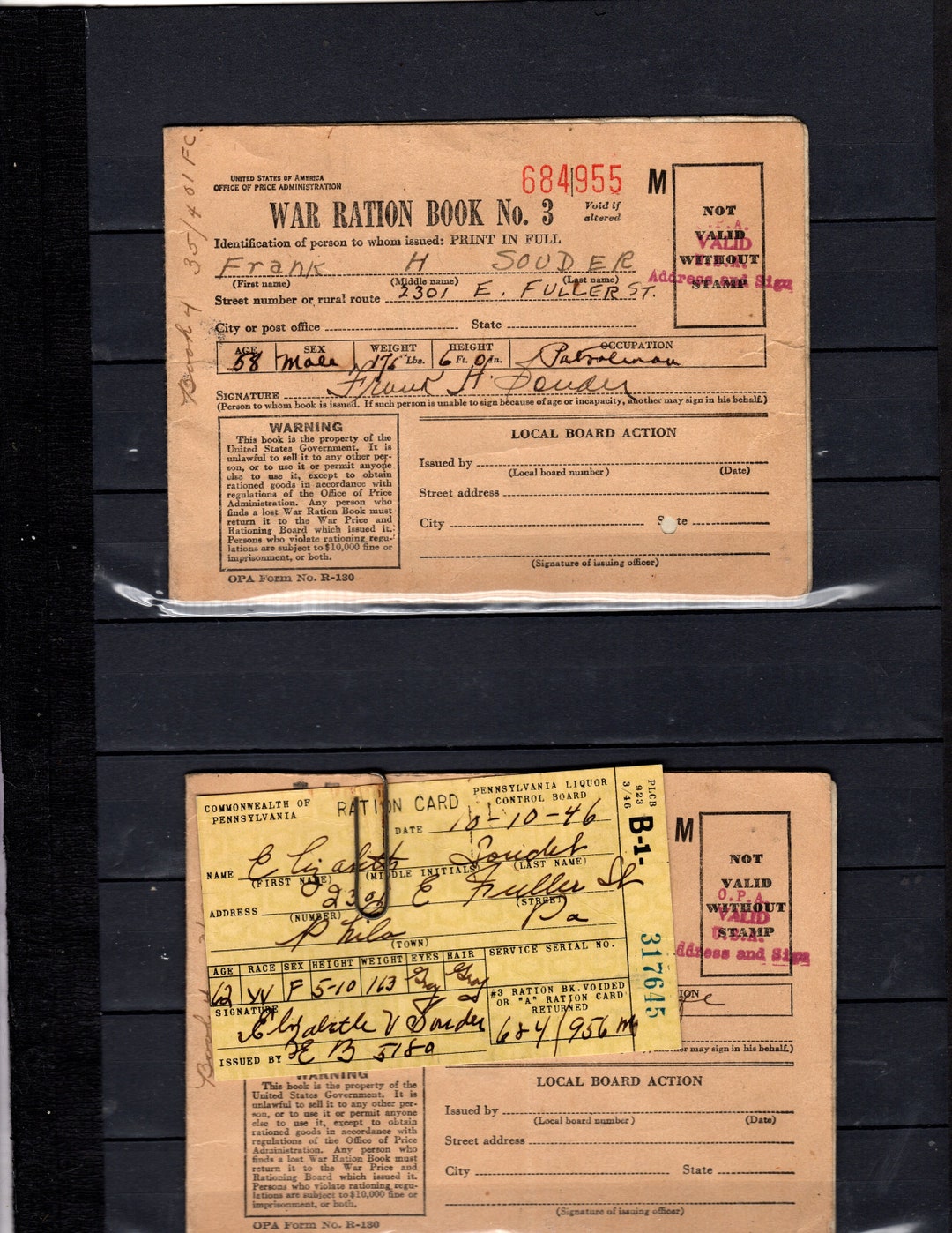 Set of 3 Antique War Ration Stamp Books - Etsy