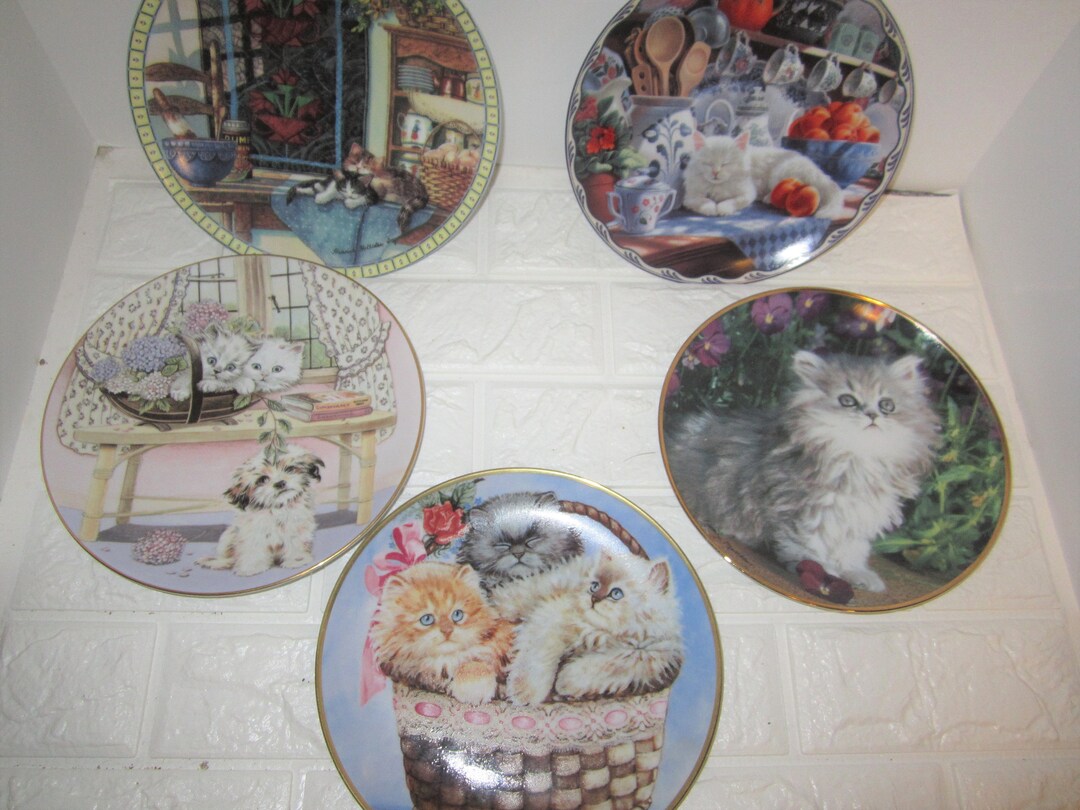 Cat Collector Plates - Etsy