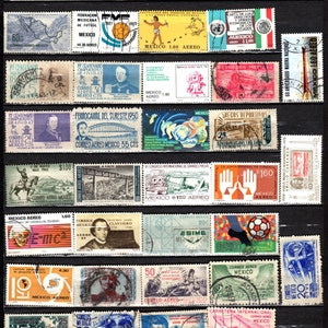 Mexico Stamp Collection - Etsy
